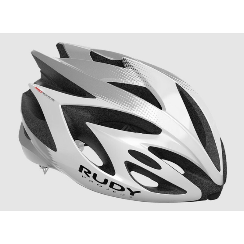 CAPACETE RUDY PROJECT RUSH WHITE-SILVER (SHINY) L 59-62