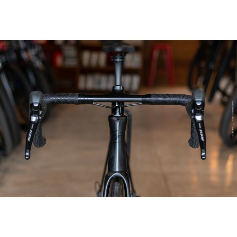 BICICLETA SPEED TSW TR1 SHIMANO 105 HIDRAULICO 22V PRETA TAMANHO 56