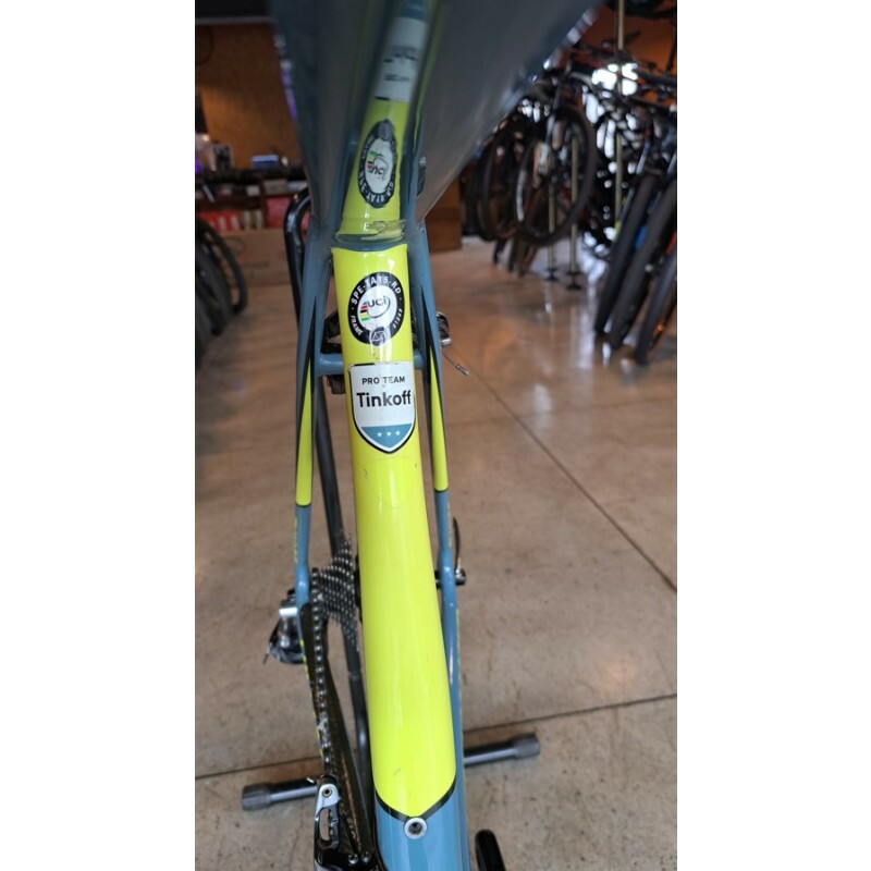 BICICLETA SPEED SPECIALIZED TARMAC S-WORKS CARBON SERIE TINKOFF TAM M SEMINOVA